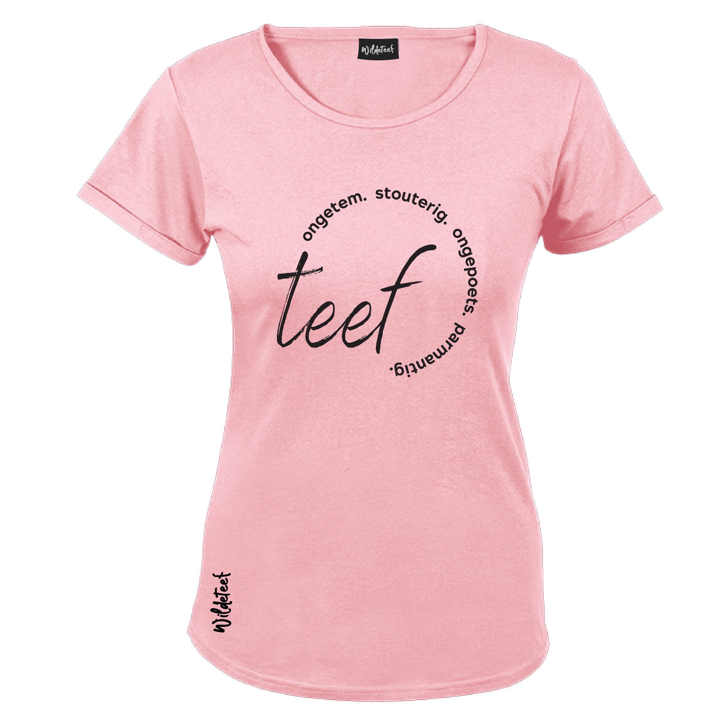 Teef Ongetem Pienk Teef Toppie – Wildeteef